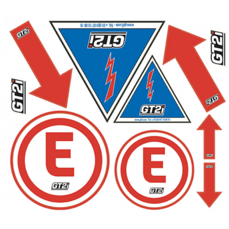 GT2I SAFETY STICKERS